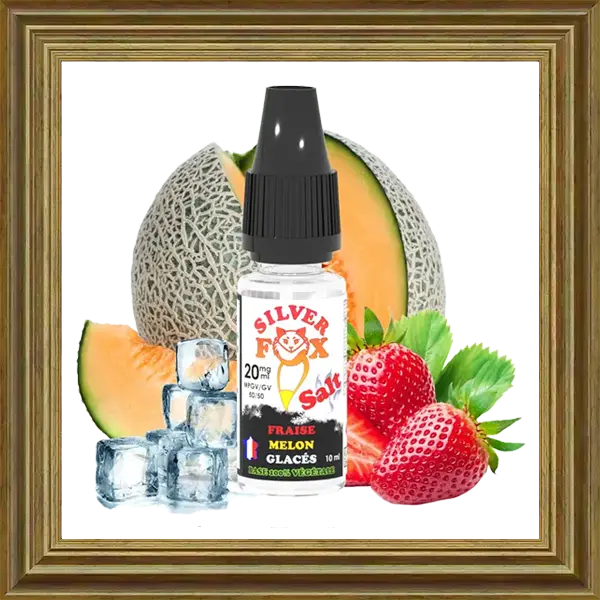 Silver Fox: Fraise Melon Glaces 10ml/20mg